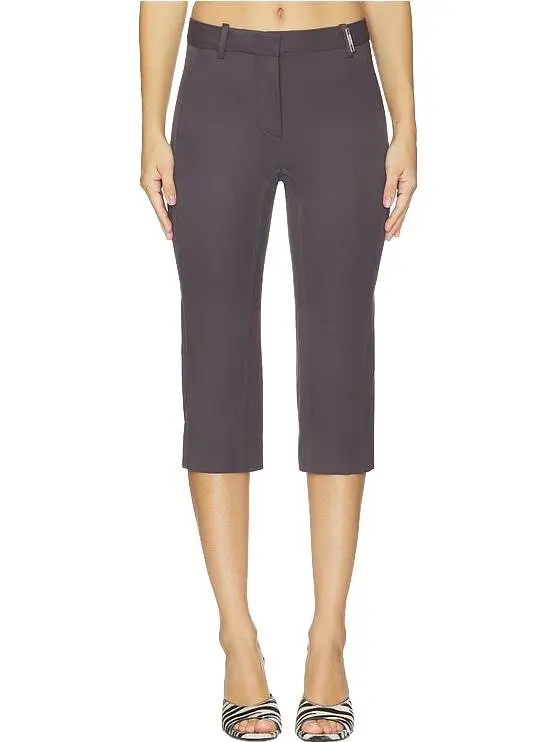 Attico Capri Pant In Purple - Plum