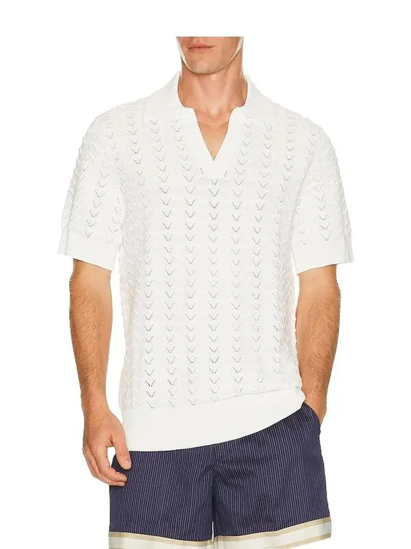 CHE Ripple Polo - White