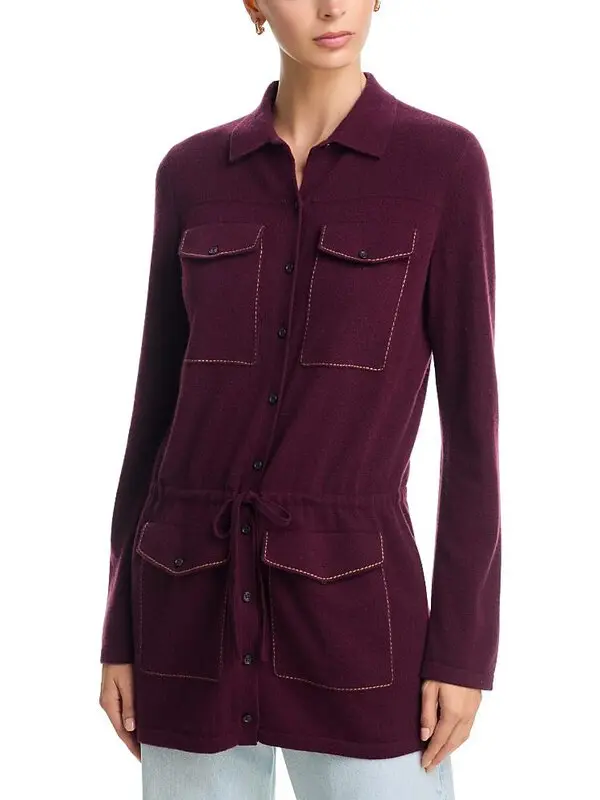 Guest In Residence Cashmere Industry Mini Dress - Fig