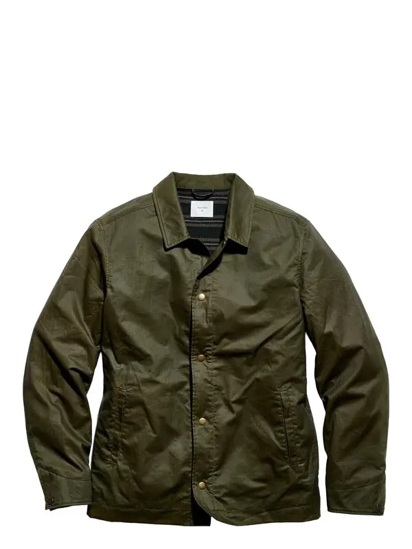 Billy Reid Harrison Waxed Jacket - Green