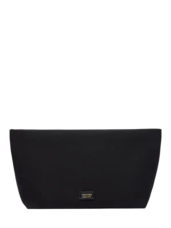 TOM FORD Medium Logo Pouch - Black