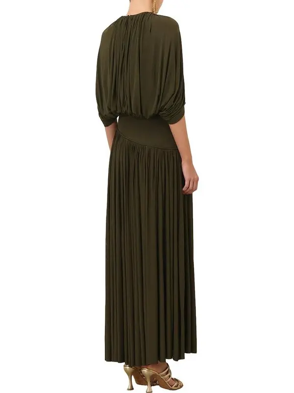 Zimmermann Valiant Maxi Skirt - Moss