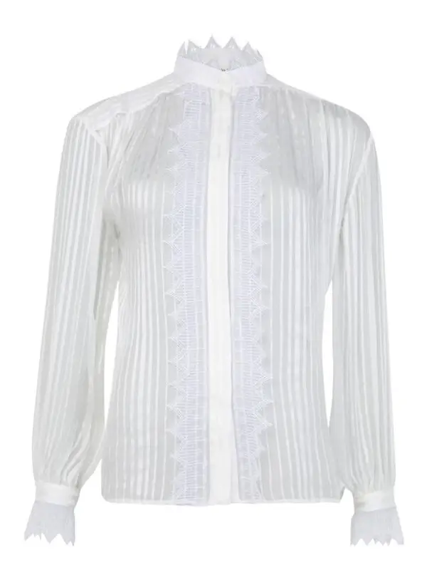 Chloé Long Sleeve Shirt - White