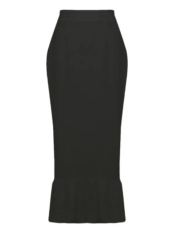 Posse Matilda Column Skirt - Black