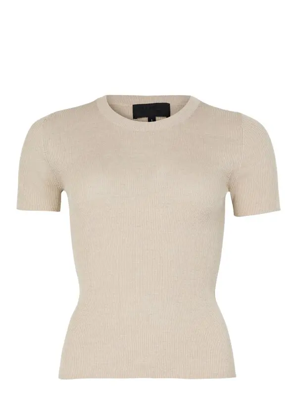 NILI LOTAN Short-sleeved T-shirt - Nude