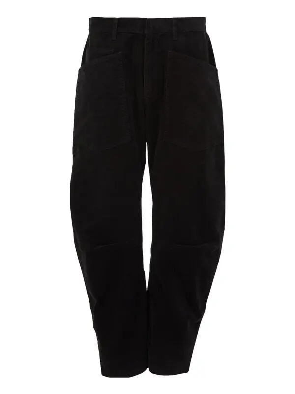 NILI LOTAN Belt Loop Casual Pants - Black