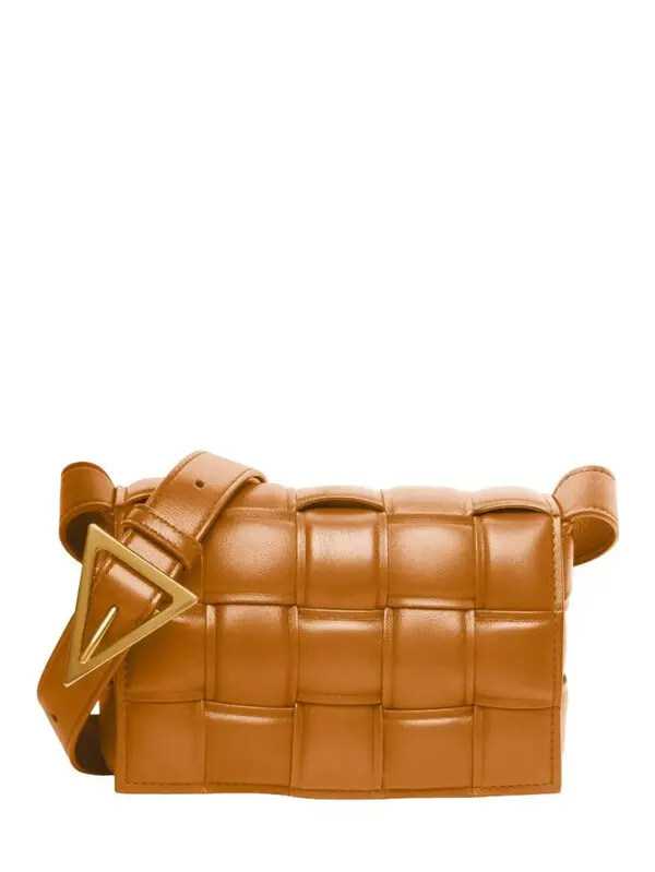 Bottega Veneta Woven Shoulder Bag - Brown