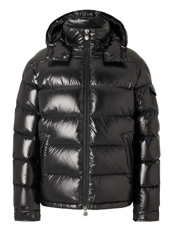 Moncler Maya Quilted Shell Down Jacket - Black