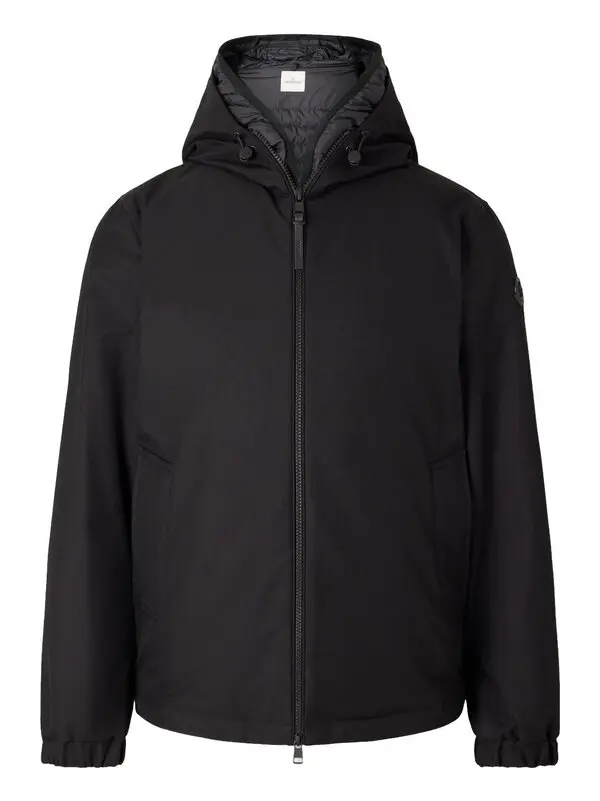 Moncler Shell-trimmed Twill Down Jacket - Black