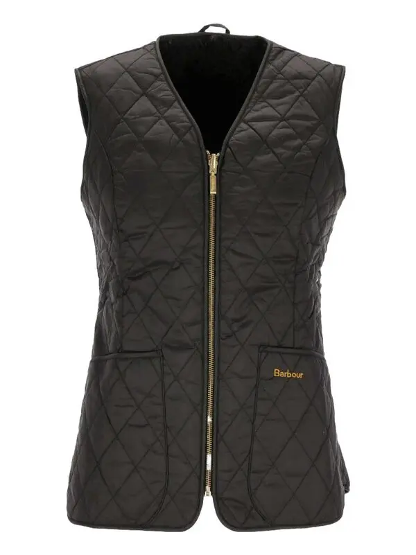 Barbour Zip-up V-neck Reversible Gilet - Black
