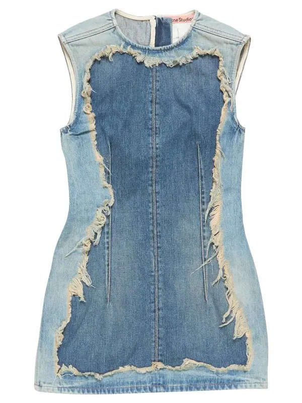 Acne Studios Denim Mini Dress - Blue