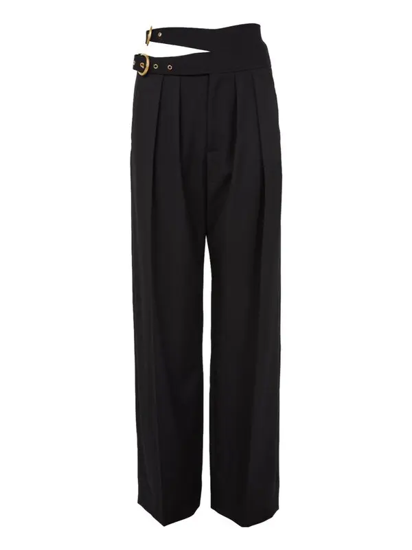 Chloé Pleated Casual Pants - Black