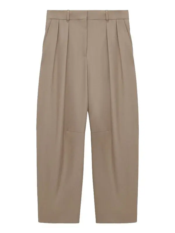 Loewe Pleated Tailored Trousers - Nude