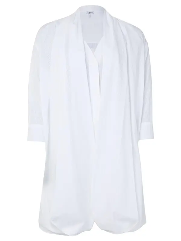 Loewe Draped Mini Dress - White