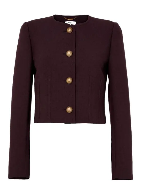 Chloé Single-breasted Jacket - Black