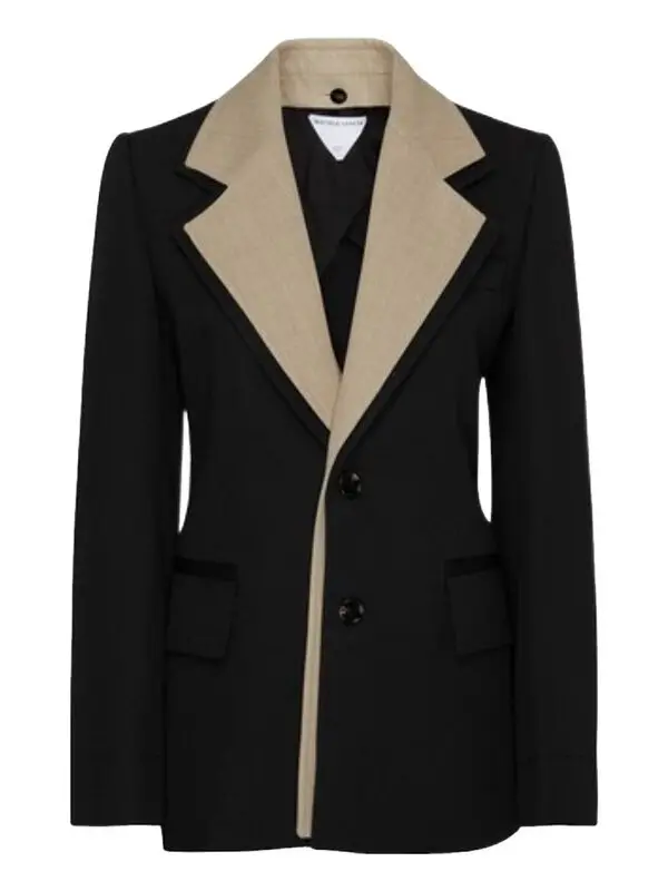 Bottega Veneta Single-breasted Suit Jacket - Black