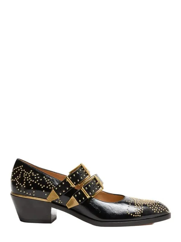 Chloé Susanna Pumps With Studded Details - Black