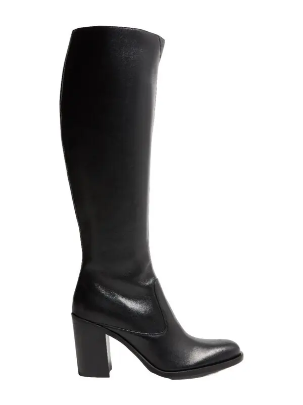 Chloé Knee-high Boots With Side Zippers - Black