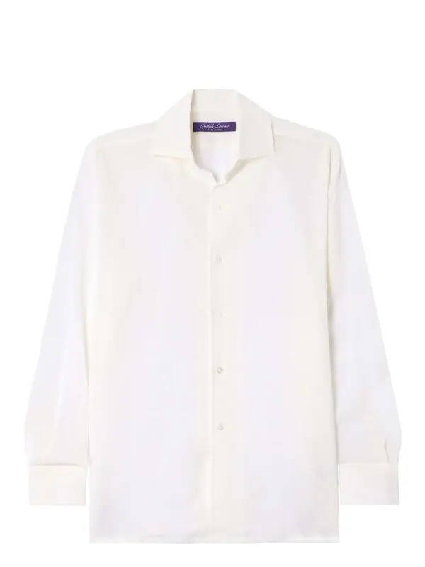 Ralph Lauren Long-sleeved Drop Shoulder Shirt - Cream