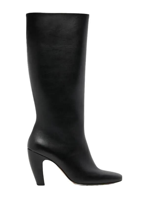 Bottega Veneta Logo Boots - Black