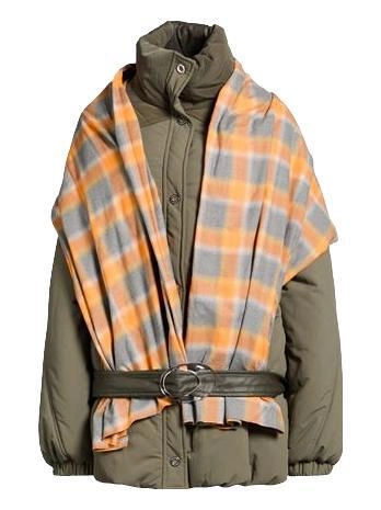 MARBELL Puffer Military Size Polyamide, Cotton - Green