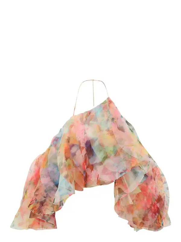 Zimmermann Luna Printed Camisole - Nude