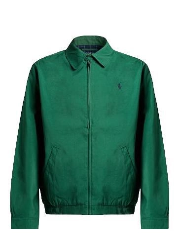 Polo Ralph Lauren Polyester Harrington Jacket With Embroidered Logo - Green