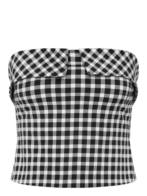 Posse Chiara Bustier Top - Gray