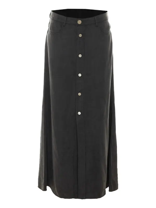 Pinko Buttoned Skirt - Black