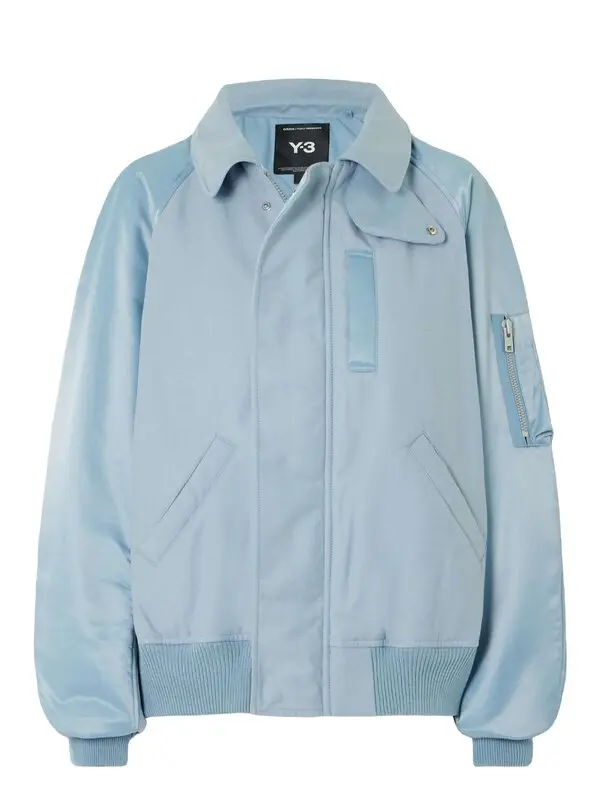 ADIDAS ORIGINALS Long-sleeved Casual Jacket - Sky Blue