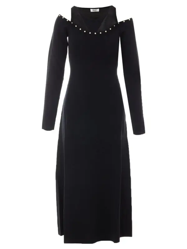 Liu Jo Rhinestone-trim Knitted Dress - No
