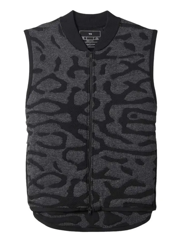 ADIDAS ORIGINALS Jacquard Knitted Vest - Black