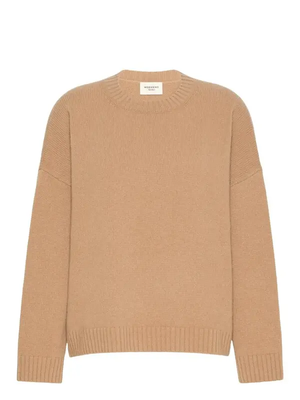 Max Mara Oversized Wool Pullover - Camel