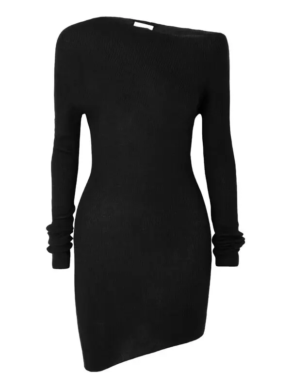 Le Kasha Ribbed Cashmere Knit Mini Dress - No