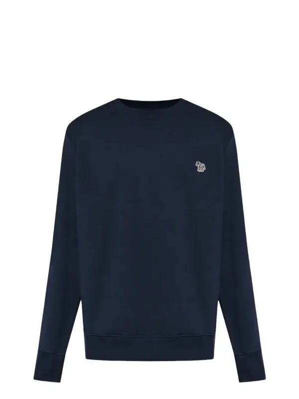 Paul Smith Zebra Patch Sweatshirt - Navy Blue