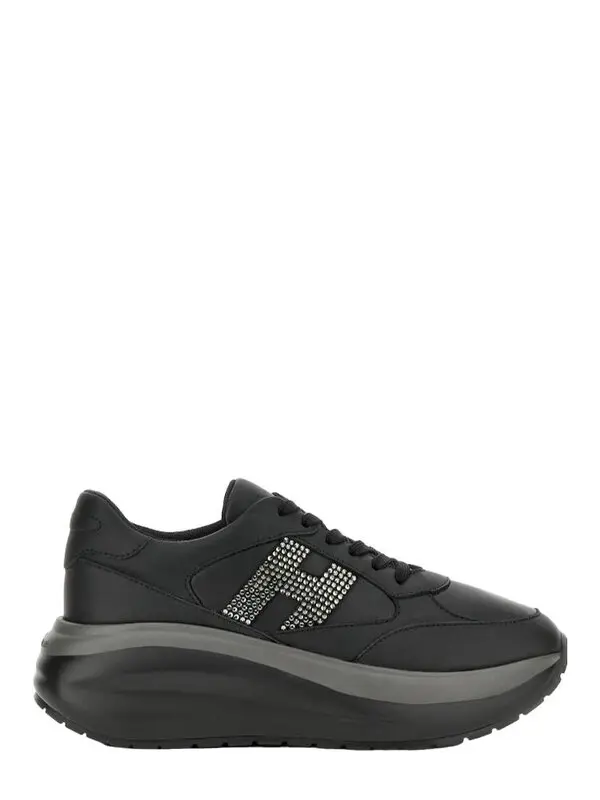 Hogan Maxi I Active Sneakers With Embellished 'h - Black