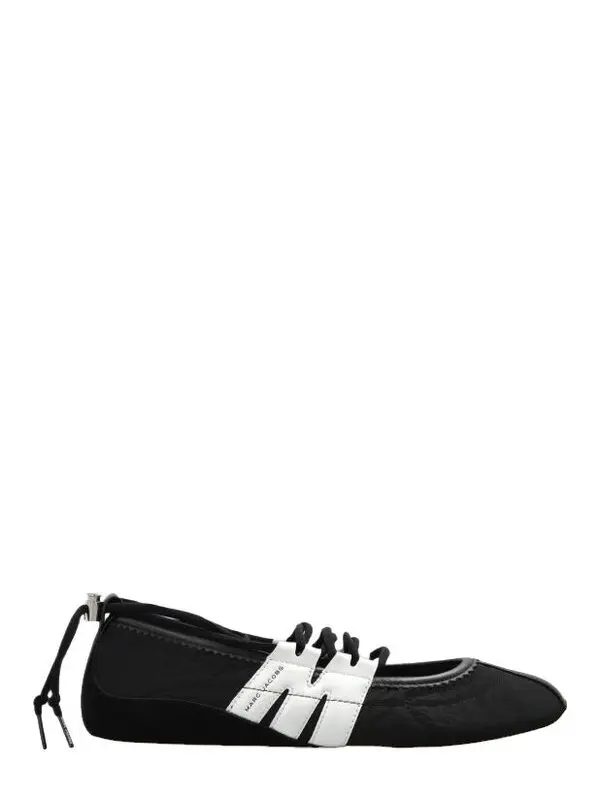 Marc Jacobs Round Toe Ballet Flats - Black