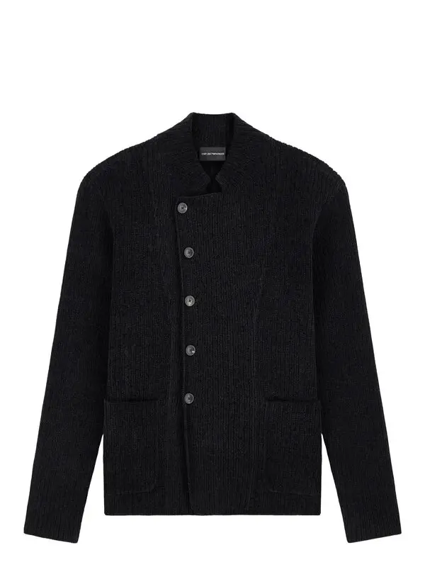 Emporio Armani Single-breasted Blazer - Black