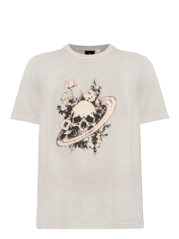 Paul Smith Skull Graphic T-shirt - Grey