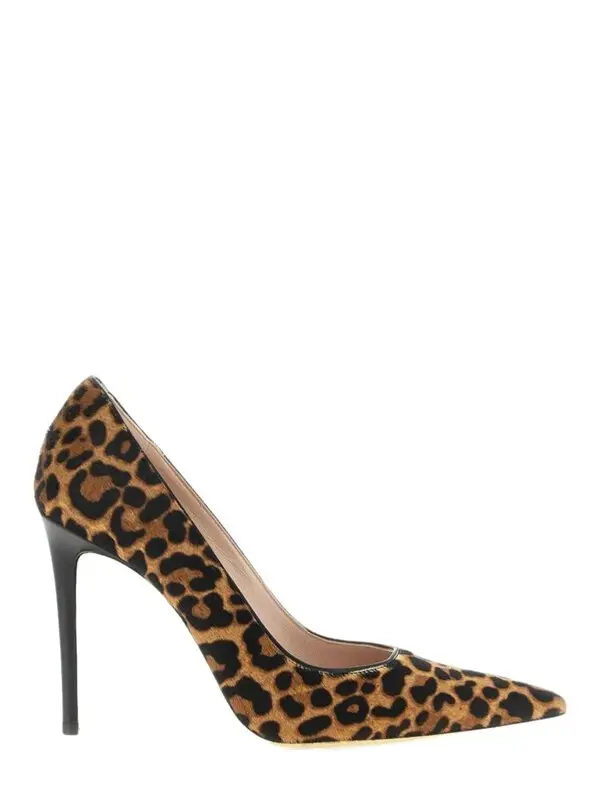 STUART WEITZMAN Leopard Print Stiletto High Heels - Brown