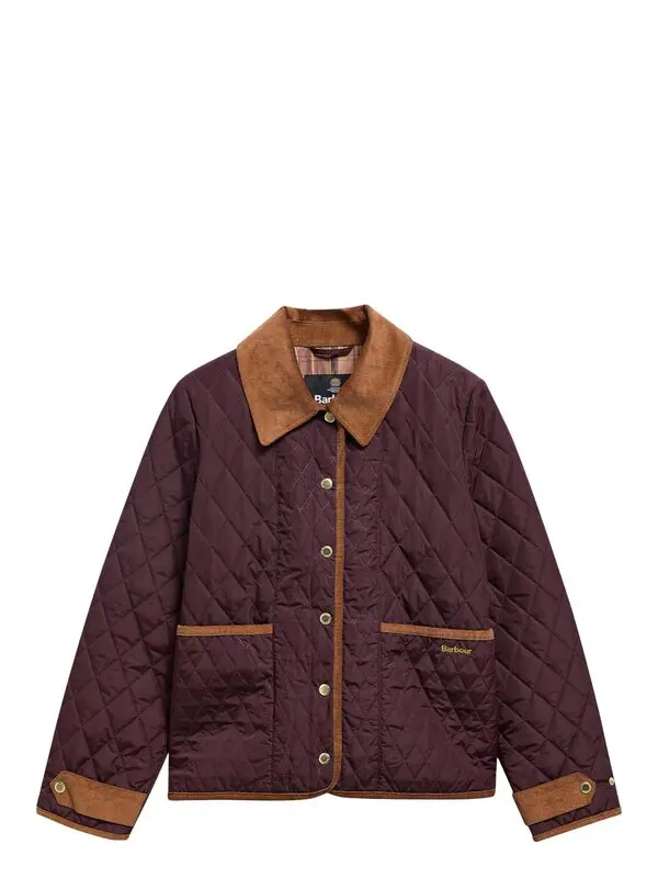 Barbour Ainsdale Patchwork Quilted Jacket - Fig