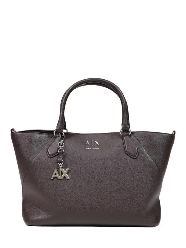 Armani Exchange Dual-handle Shoulder Bag - Black
