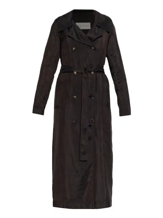 Dries Van Noten Double-breasted Trench Coat - Brown