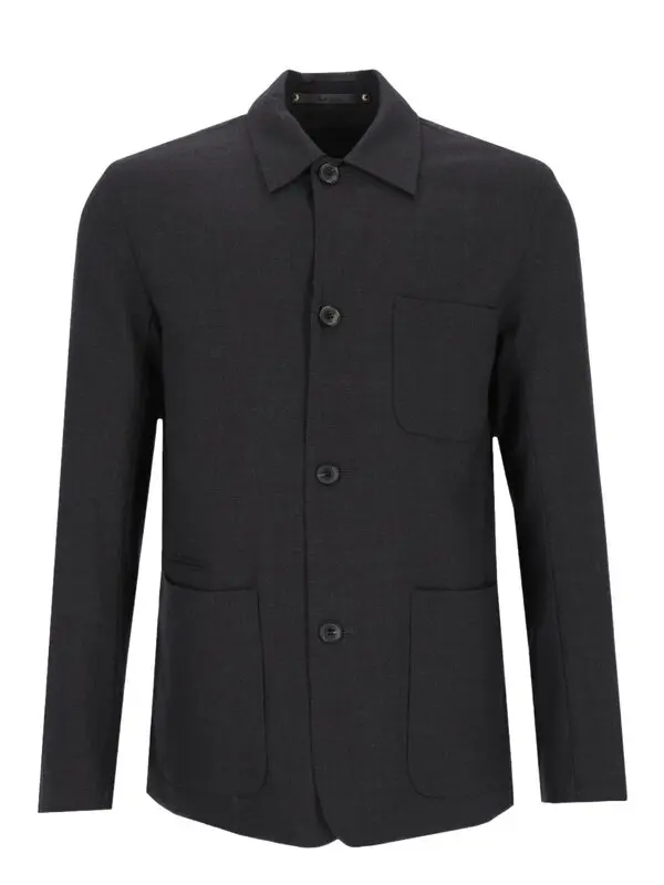 Paul Smith Patch Pocket Shirt Jacket - Grey