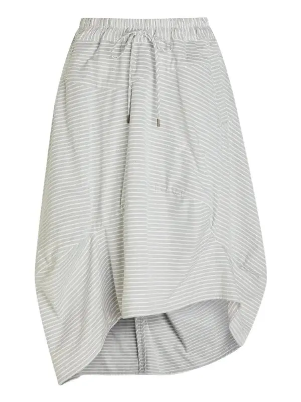 VIVIENNE WESTWOOD Elastic-waist Skirt - Thyme Stripe