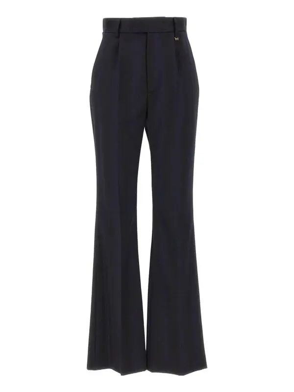 VIVIENNE WESTWOOD Flared Striped Trousers - Black