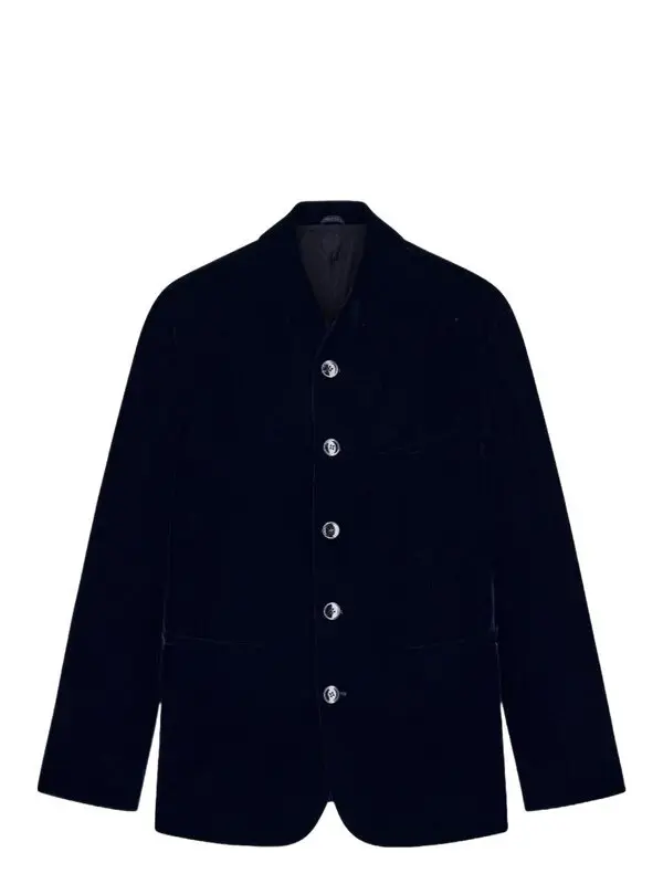 Giorgio Armani One Shot Velvet Blazer - Black