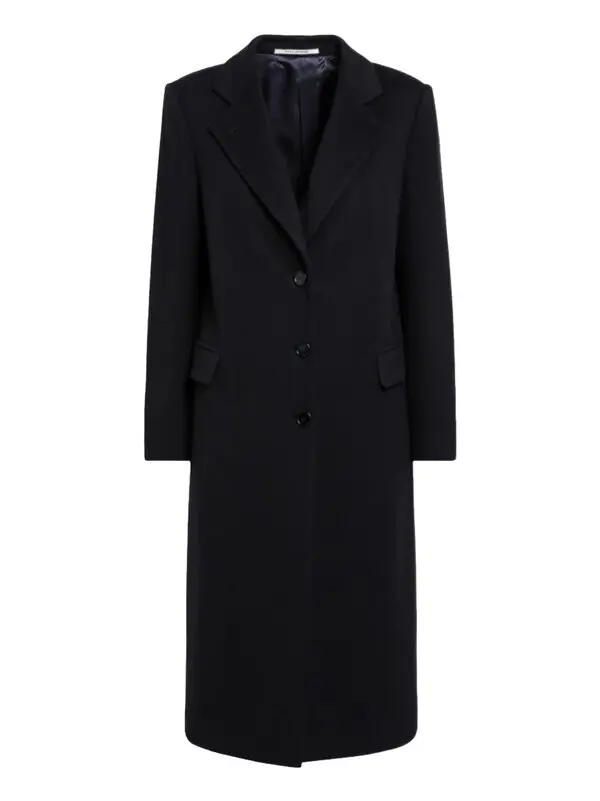 Tagliatore Long-sleeved Coat - Black