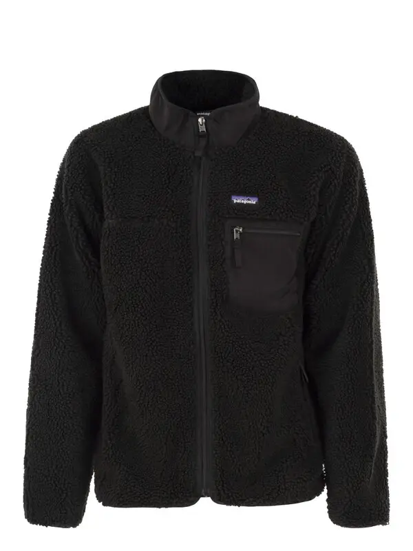 Patagonia Classic Retro-x Fleece Zip-up Jacket - Black