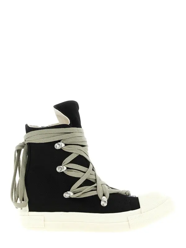 Rick Owens Megalace Sneakers - Black